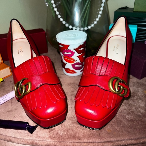 Gucci | Shoes | Red Gucci Heels | Poshmark